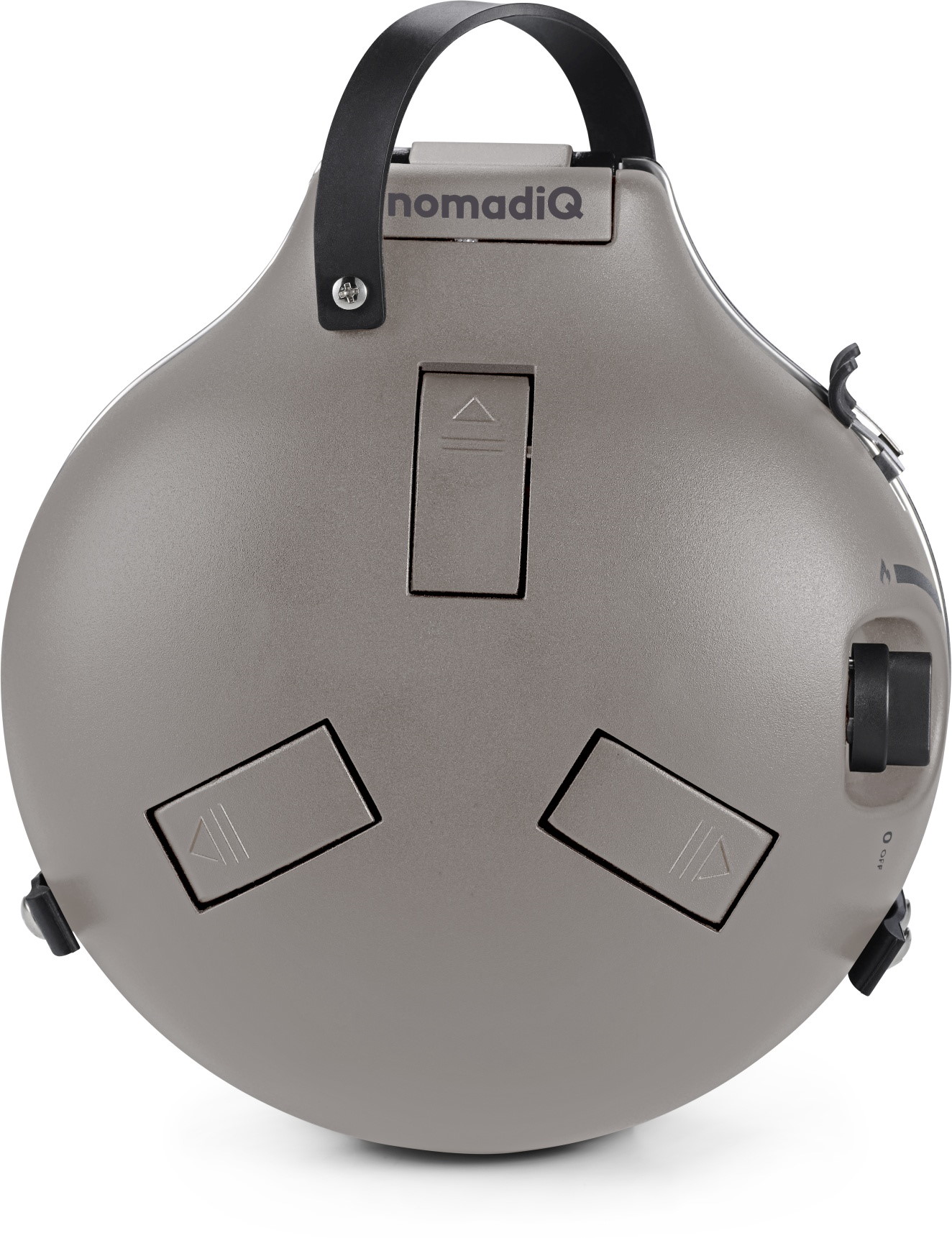 nomadiQ Portable Dual-burner Gas Stove - urban grey